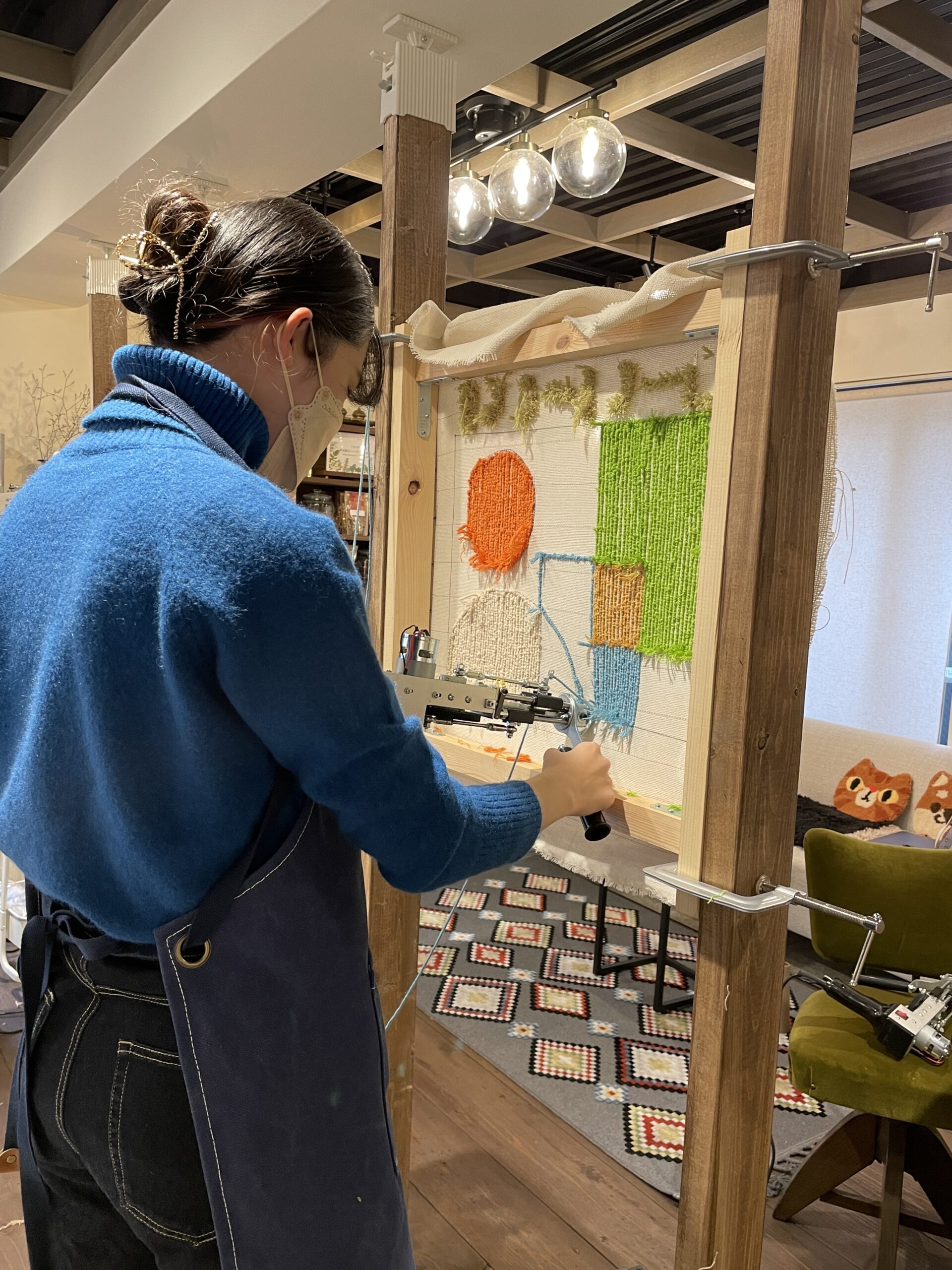 タフティングスタジオ CREA ｜京都の思い出に自分だけのラグ作り体験 – CREA